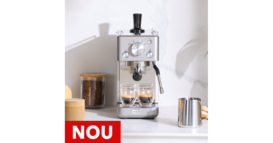 Espressor manual Barista Slimline. Design compact