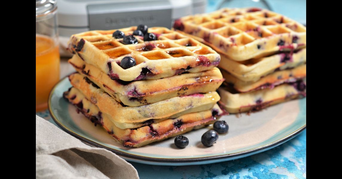 Rețetă gofre belgiene pufoase la Aparatul de Gofre Duraceramic Breville ...