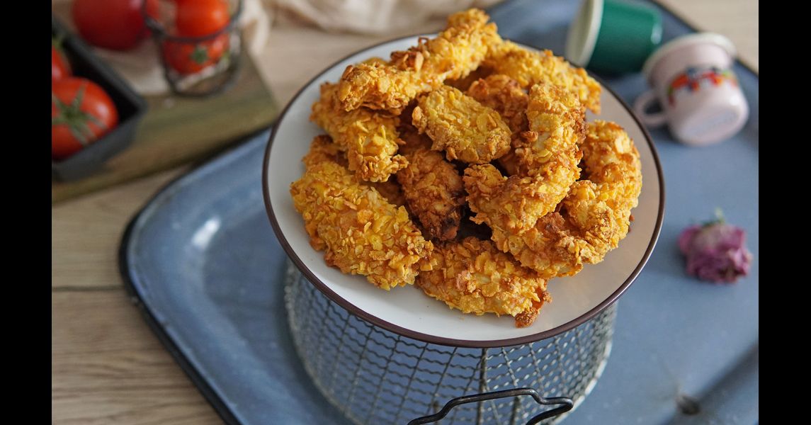 Rețetă pui crispy strips la Breville Air Fryer prăjit cu aer cald, by ...