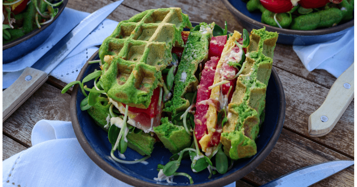 Rețetă gofre sărate cu pătrunjel și telemea la aparatul de gofre ...