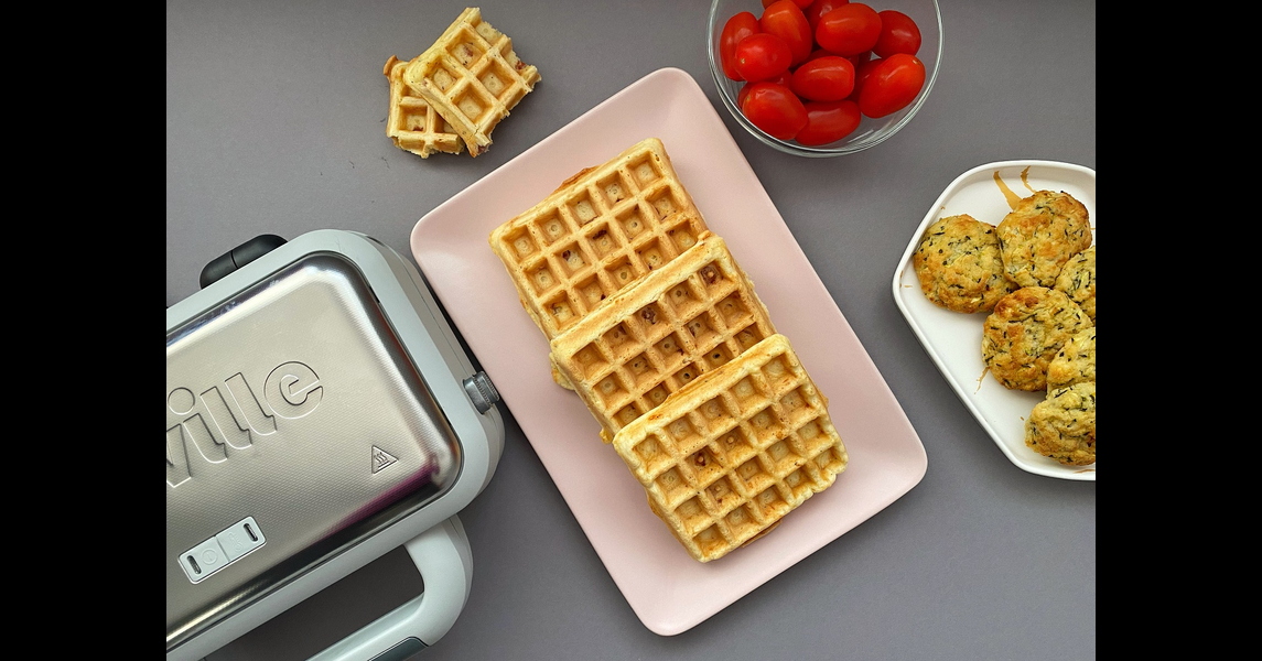 Reteta gofre cu sunca si cascaval la aparat de Gofre DuraCeramic ...