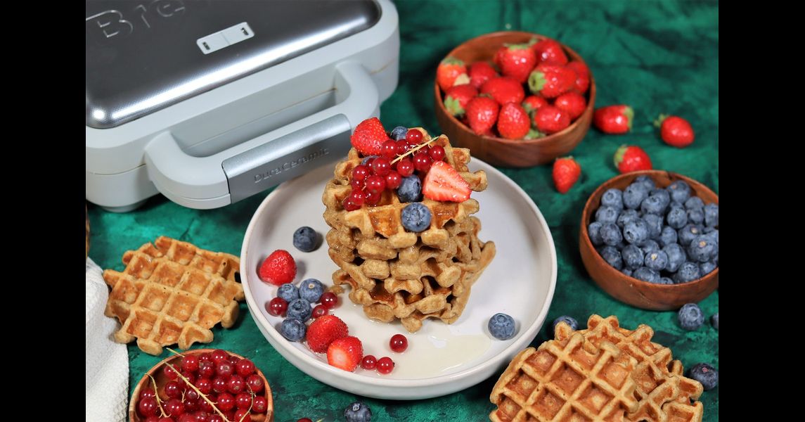 Rețetă gofre fără gluten la aparat de gofre Breville DuraCeramic by ...