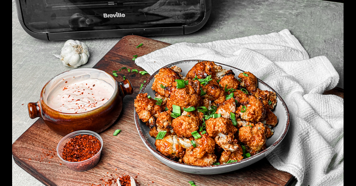 Rețetă conopidă în sos barbeque la Air Fryerul Breville