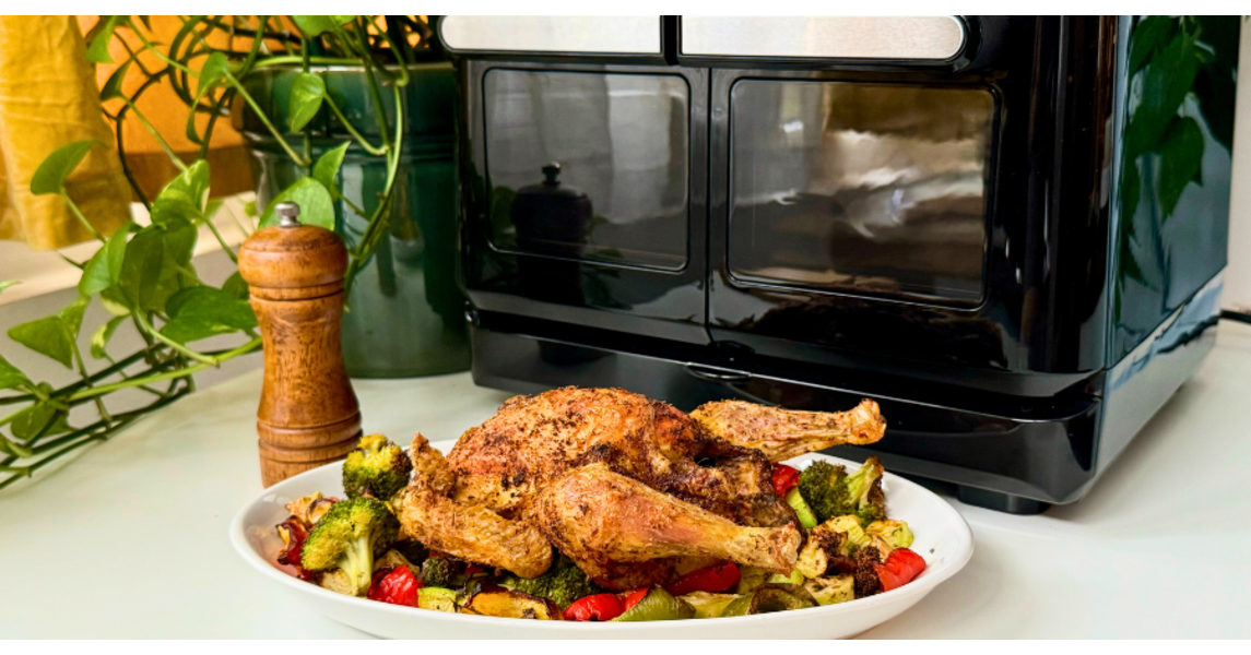 Rețetă Cocoșel de pădure cu legume la airfryerul Halo Flexi, Digital ...