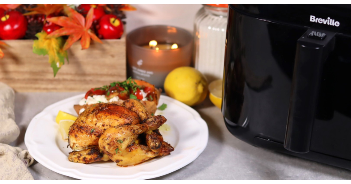 Rețetă cocoșel de pădure cu cartofi dulci la airfryer Breville Halo ...