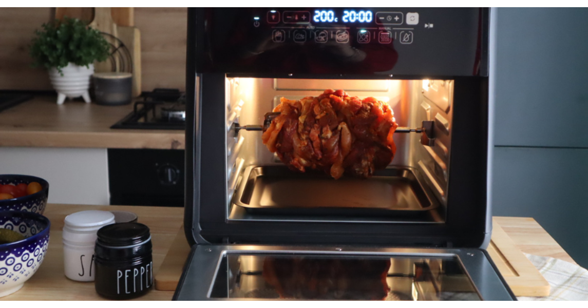 Rețetă shaorma cu pui, vită și oaie la airfryer Breville